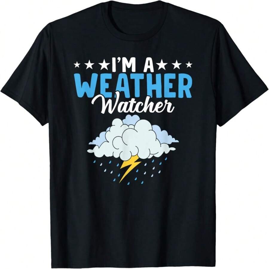 Vintage Meteorologist Clouds Meteorology Weather T-Shirt | SHEIN Nederland