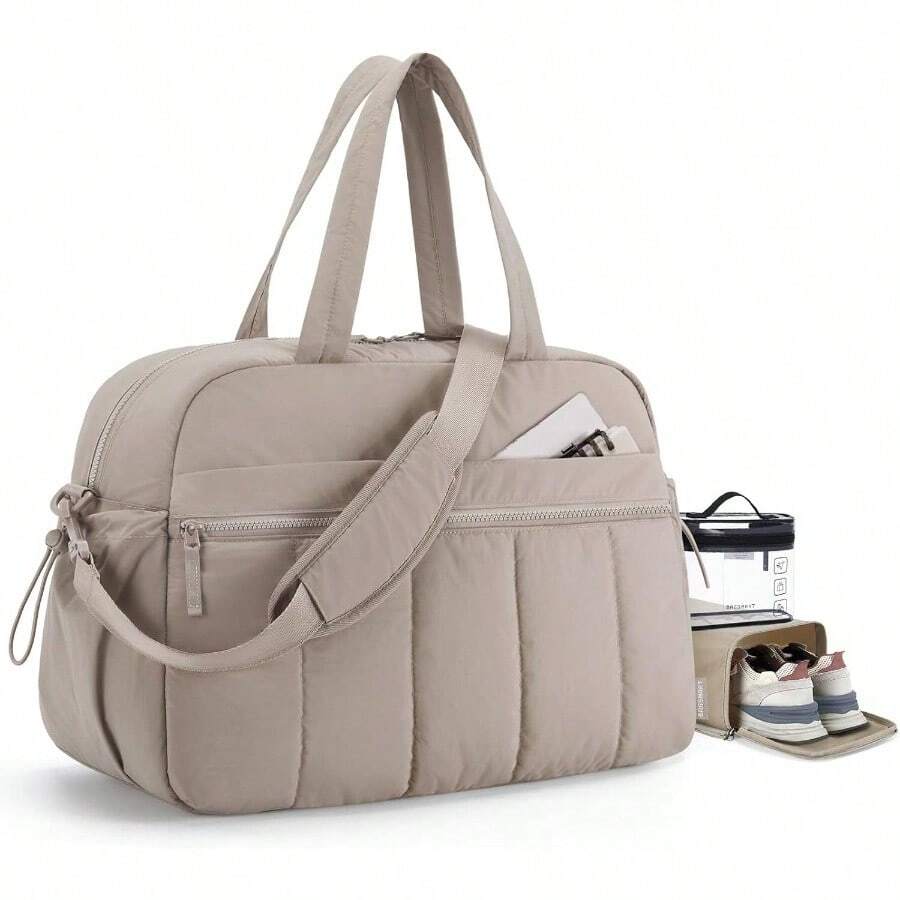 Gym Bag Women, Duffle Bag Travel With Wet Pocket, Lightweight Carry On ...