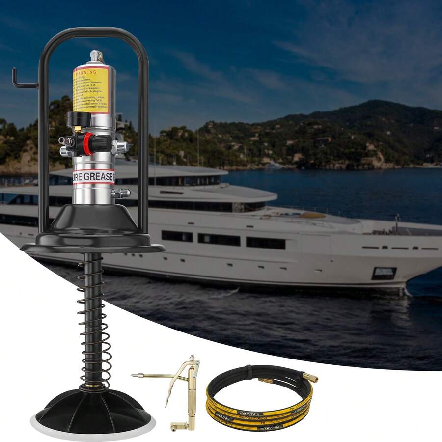 Grease Pump, 50:1 Pressure Ratio Air Operated Grease Pump With 3.88 M ...