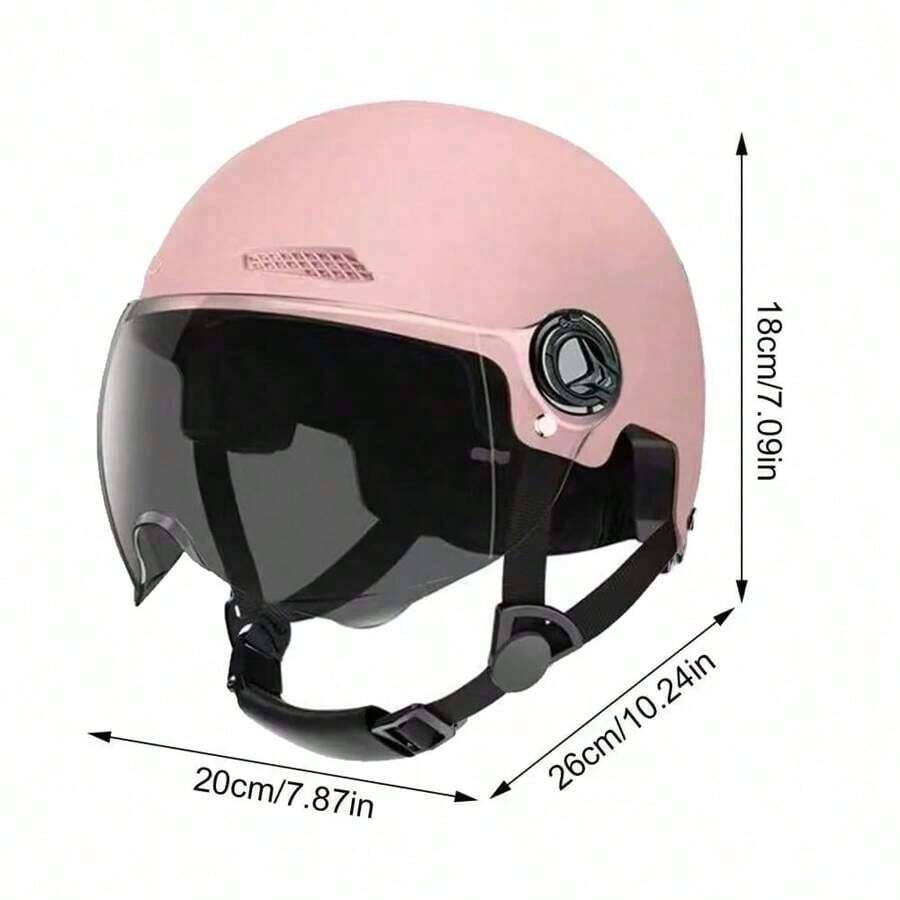 Motorcycle Helmet Men Women Classic Retro Scooter Vintage Half Helmet ...