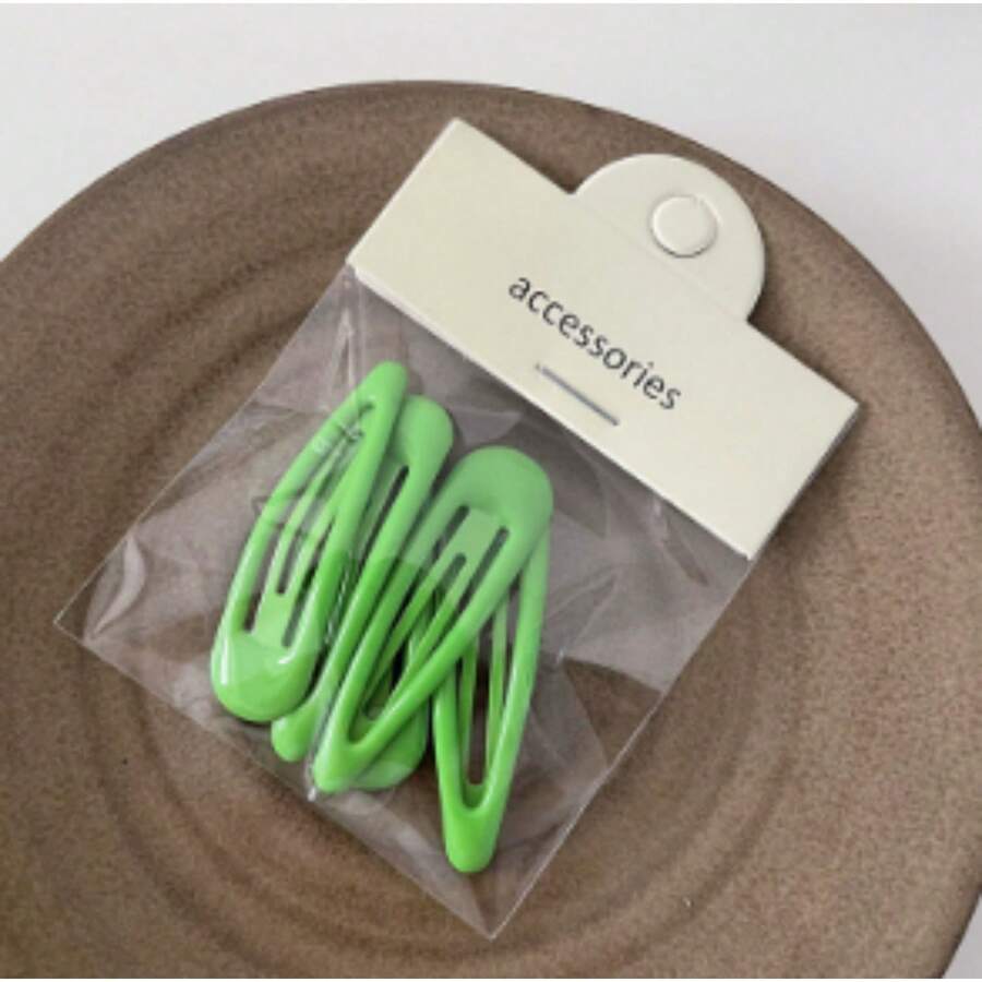 Non-Slip Hair Clips For Women-Green | SHEIN USA