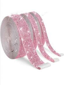 1 Yards Self-Adhesive Sparkling Crystal Rhinestone Diamond Ribbon ...