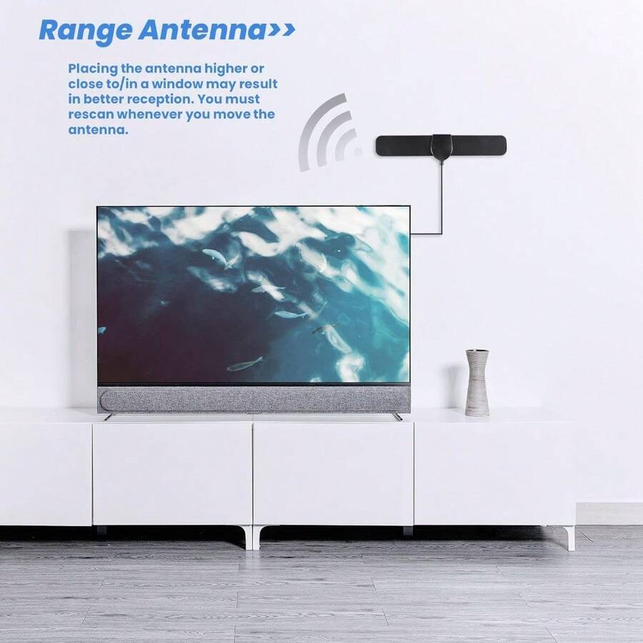 2025 Upgrade 300 Mile Range Digital HD TV Antenna For Smart TV, 4K ...