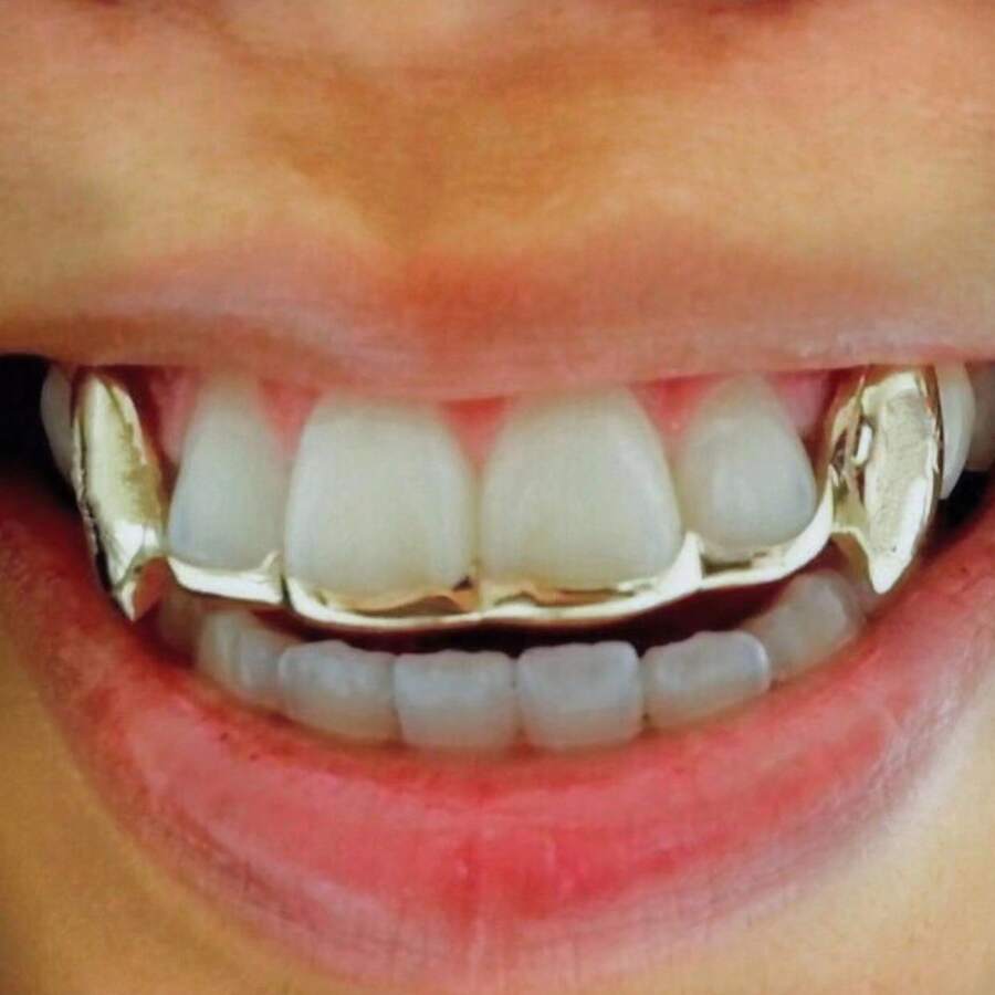 Hop Teeth Braces Punk Halloween Vampire Teeth Small Tiger Teeth Teeth ...