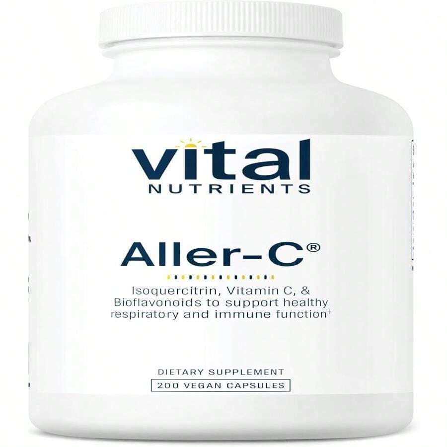 Vital Nutrients Aller-C | Vegan Respiratory And Sinus Function Support ...