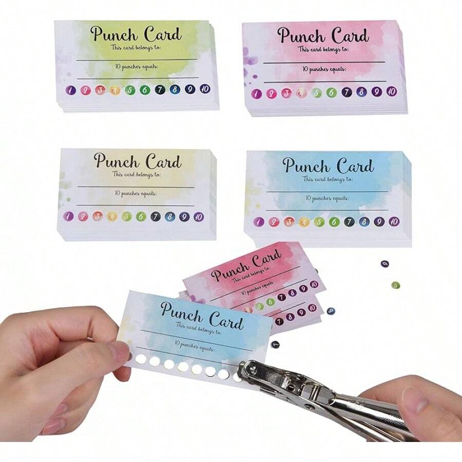 120 PCS Behavior Reward Punch Cards For Kids,Suit For Classroom Student ...