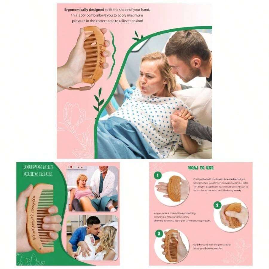 2 Pack Labor Comb Pregnancy Must Haves Labor And Delivery Essentials ...