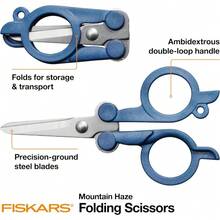 Folding Travel Scissors - TSA-Compliant And Portable - Stainless Steel ...