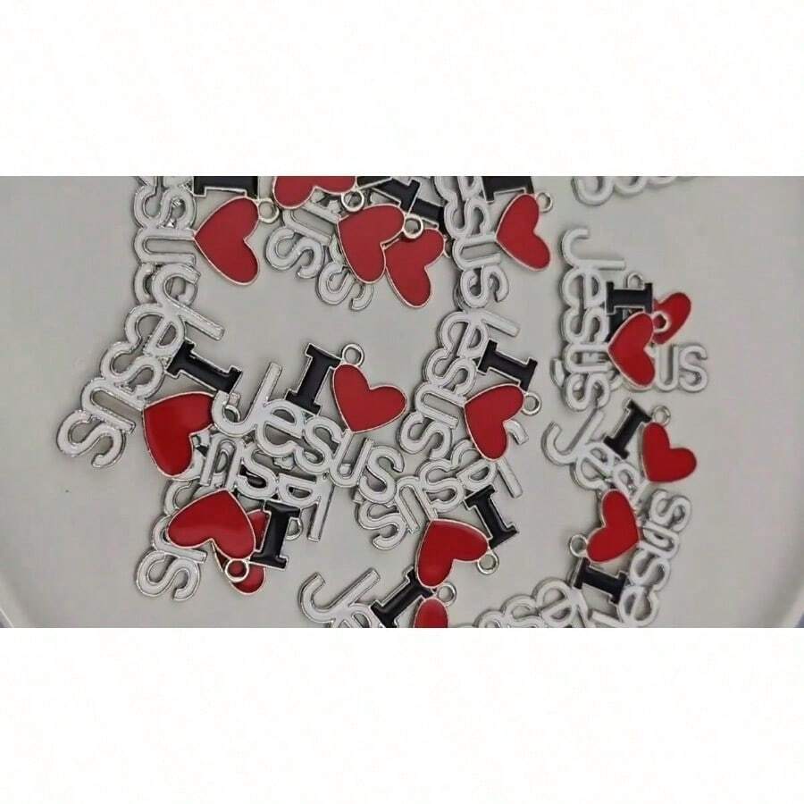 1PC Custom Letter Love Pin - Alloy Drip-Enamel Brooch Badge With ...