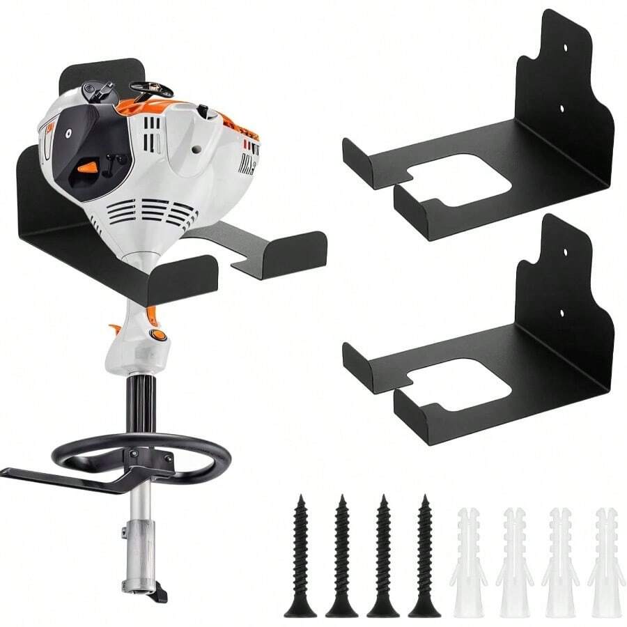 2 Pack Garage Organizer Trimmer Rack, Garden Power Hanger Whackers ...