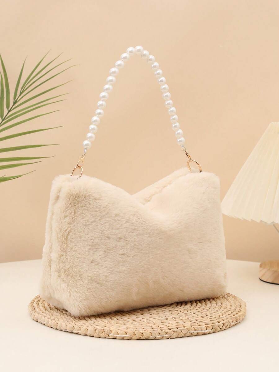 Fuzzy Plush Handbag For Women, Cute Fluffy Shoulder Bag, New Autumn ...