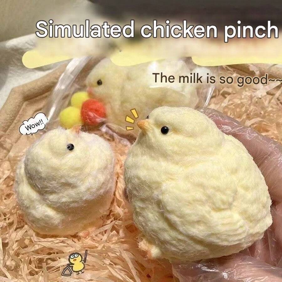 1-Pack Internet Celebrity Decompression Chick, Squeeze Q Elastic Plush ...