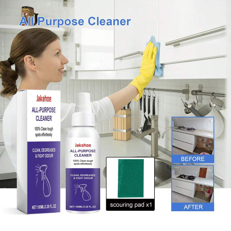 Multi-Purpose Stain & Rust Remover Spray Kitchen Grease, Dirt, And ...
