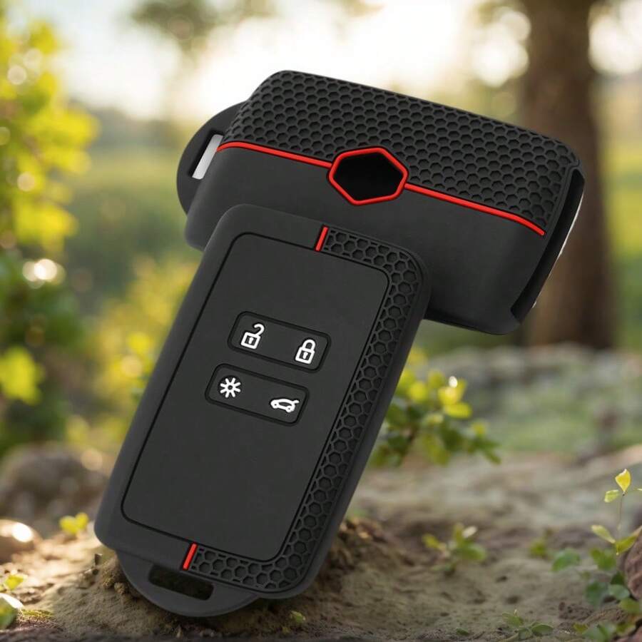 Silicone Key Case Remote Card For Renault Captur 2020 2021 Clio 5 ...