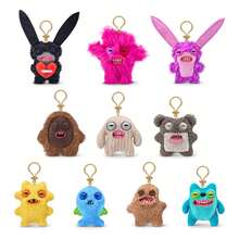 ZURU Fuggler Key Rings 5 Inch (Lord Long Ears-Black) Ugly Monster Plush ...