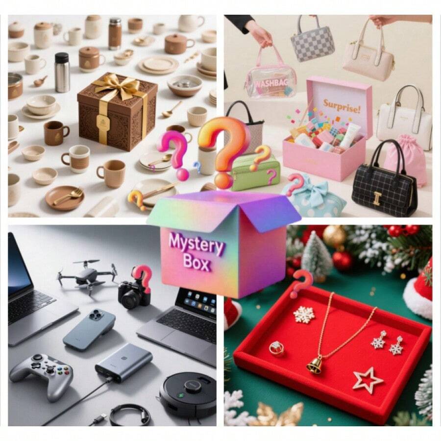 Mystery Blind Box,Secret Treasure Box,One Randomly Selected Treasure ...