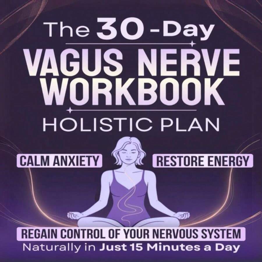 The 30-Day Vagus Nerve Workbook: A Holistic Plan To Calm Anxiety ...