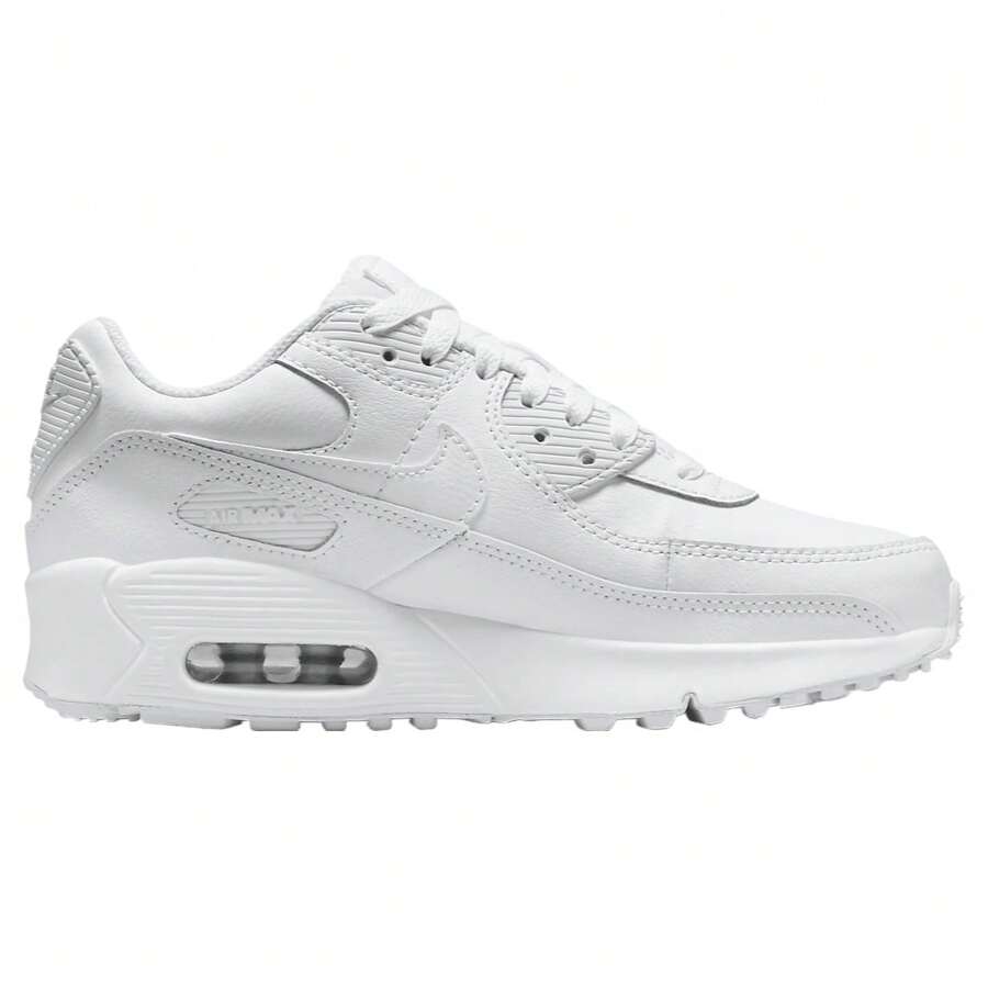 Nike Air Max 90 White Metallic Silver HF6358-102 GS & Women's Fashion ...