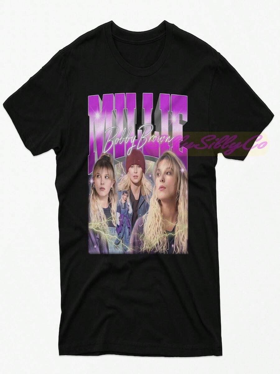 Milly Bobby Brown Movie Shirt, Milly Bobby Brown Vintage Tees, Milly ...