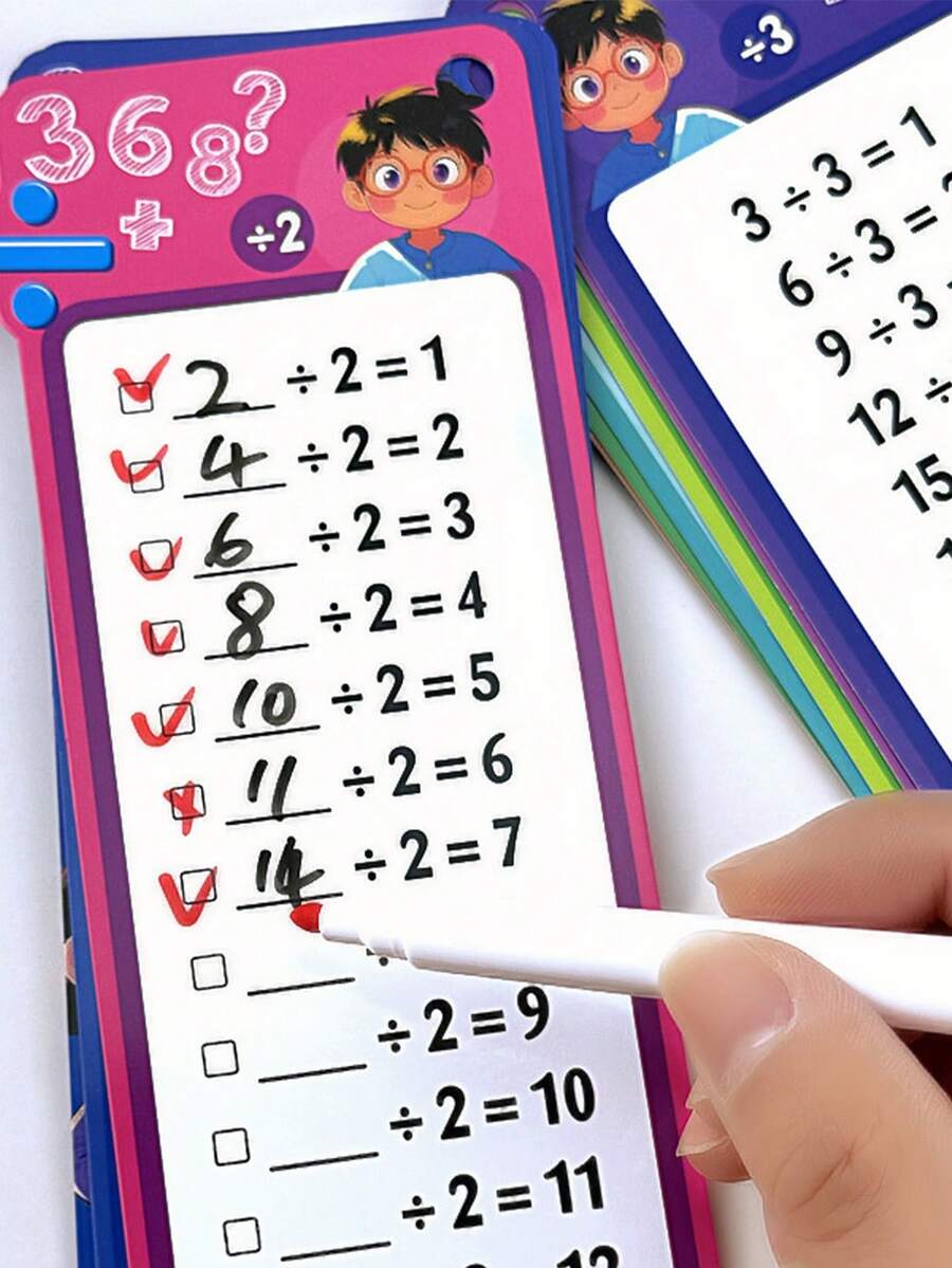 15 Piezas de Tarjetas Didácticas de Matemáticas para Niños, Tarjetas de ...