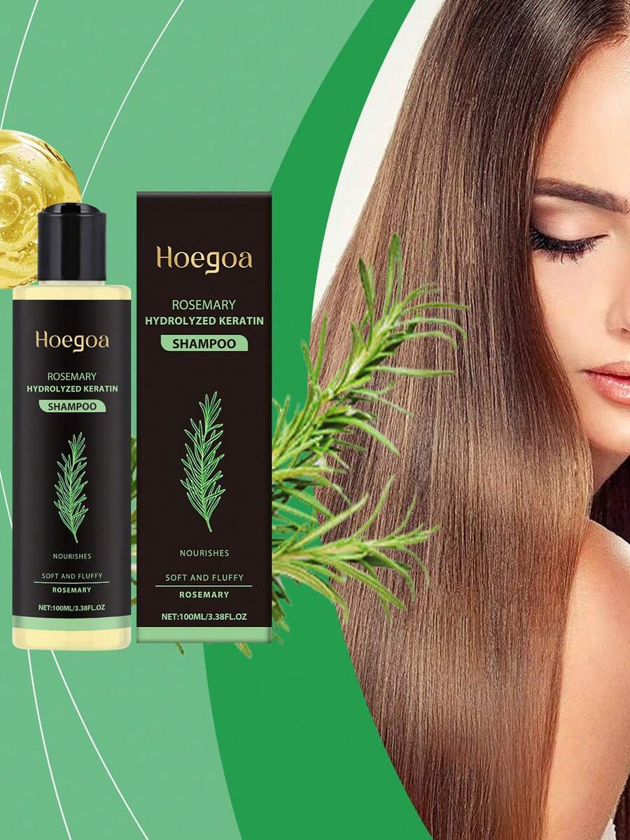 Hoegoa Champú de romero, nutritivo, hidratante, para cabello seco ...