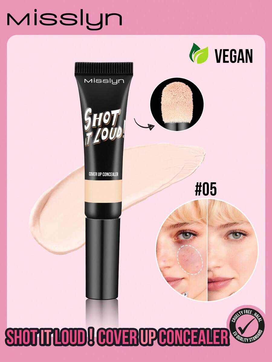 Misslyn MISSLYN-SHOT IT LOUD!Cover Up Concealer, Concealer, Liquid Concealer, Even Skin Tone ...