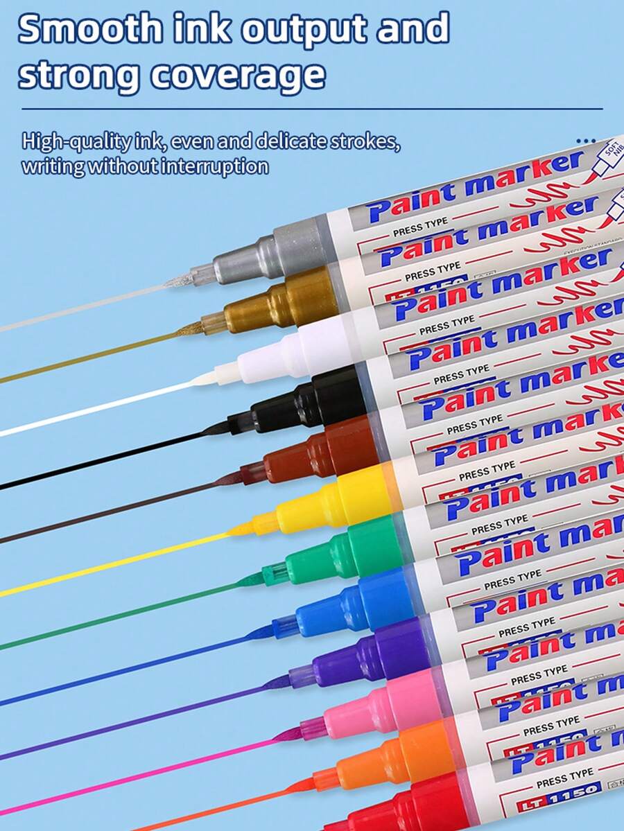 Large Capacity Paint Pen, Soft Head Waterproof And Non Fading Marker ...