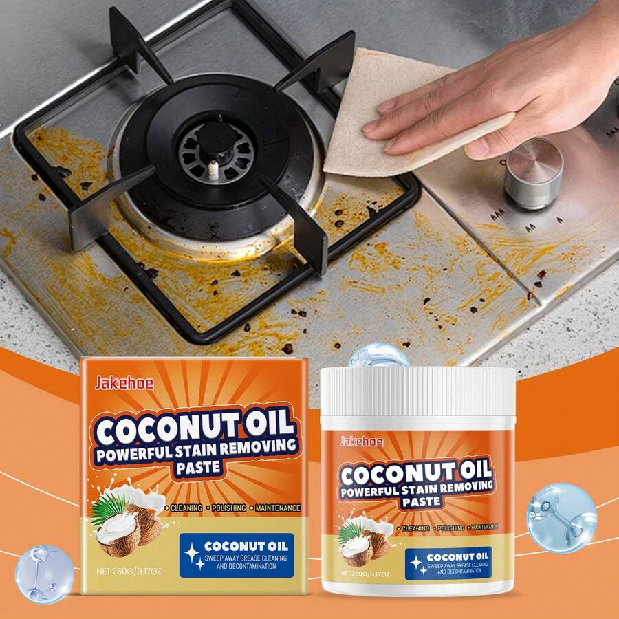 Coconut Oil Stain Remover Kitchen Heavy Duty Multi-Purpose Polishing ...