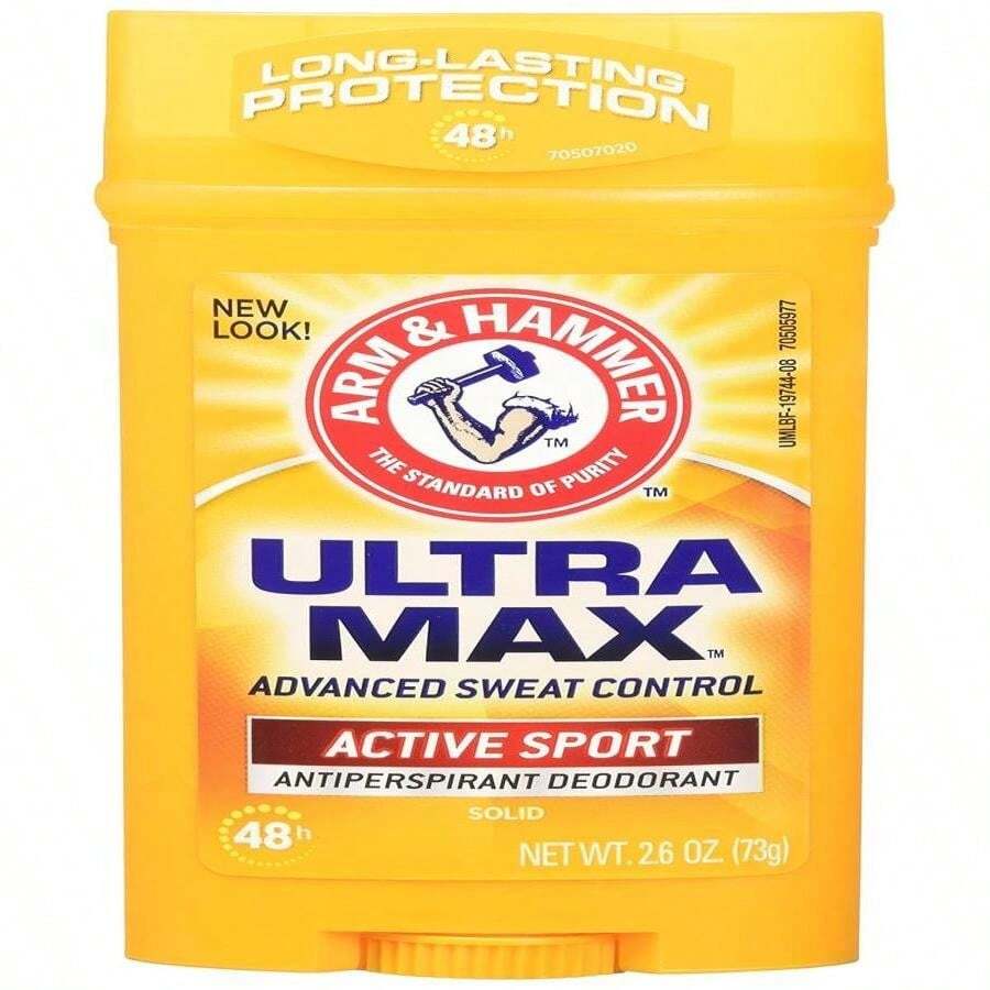 Arm & Hammer Ultra Max Invisible Solid Wide Stick Antiperspirant ...