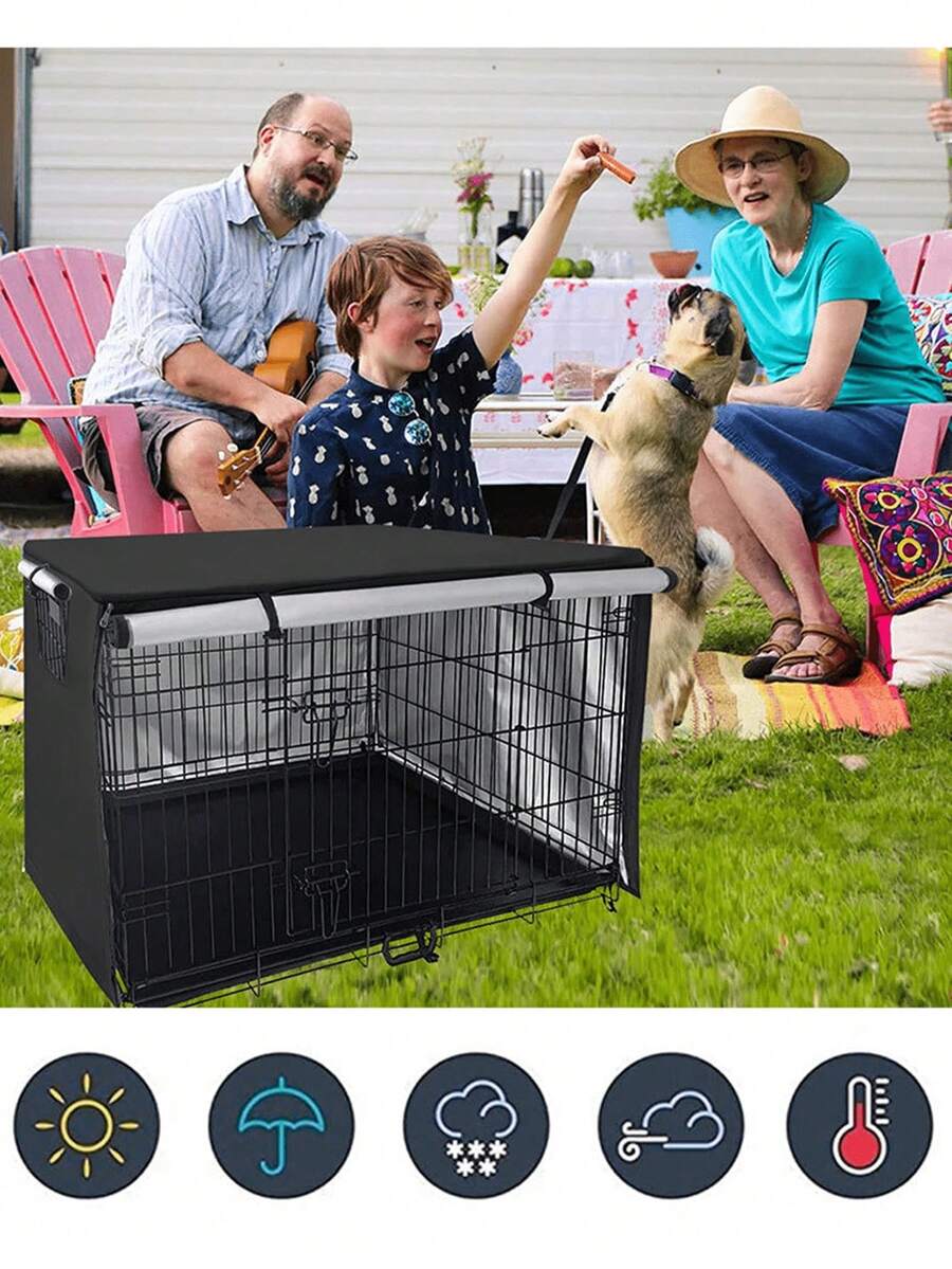 1pc Multi-Color & Multi-Size Pet Cage Cover, Outdoor Pet Wire Cage ...