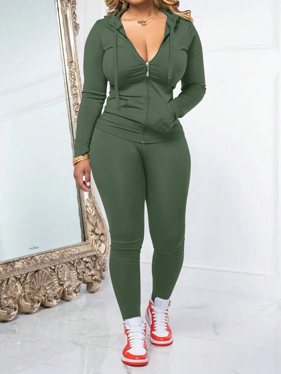 Conjunto de 2 piezas para mujer, conjunto de entrenamiento informal ...