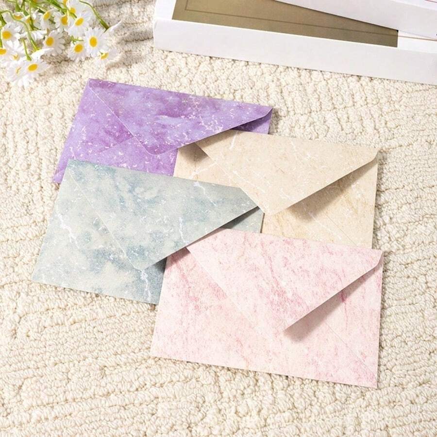 10pcs Thickened Colored Vintage Envelopes Illusion Cloud Series ...