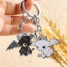 1pc Toothless Dragon Keychains, 3D Sports Keychains, Mobile Phone ...