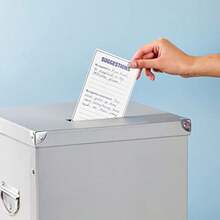 Suggestion Box Cards 100Pack 4 X 6 Inch Ivory Cardstock Preprinted ...