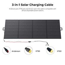 Paneles solares portátiles plegables FOSSIBOT de 420 W. Kit de panel ...