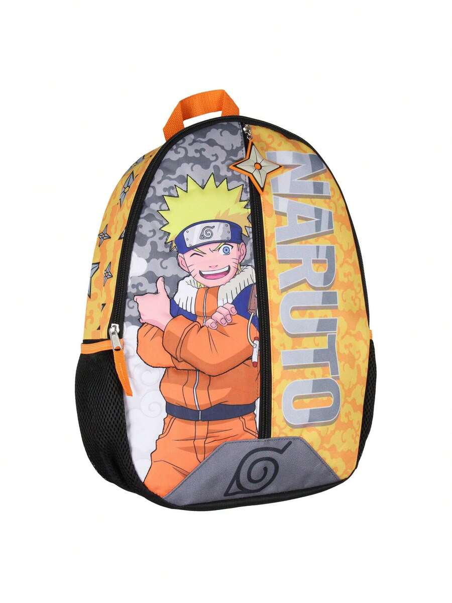 Naruto Naruto Backpack 3D Quilted Character 16" Kids School Travel ...