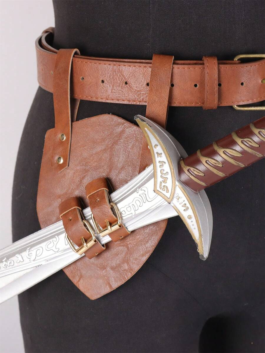 1pc Medieval Renaissance Viking LARP Costume Sword Scabbard - PU ...