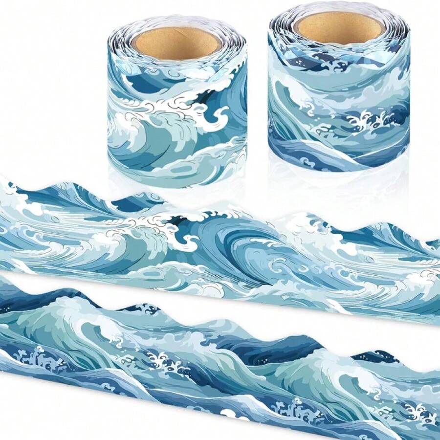 76Ft Ocean Bulletin Board Borders, Suer Ocean Theme Classroom Bulletin ...