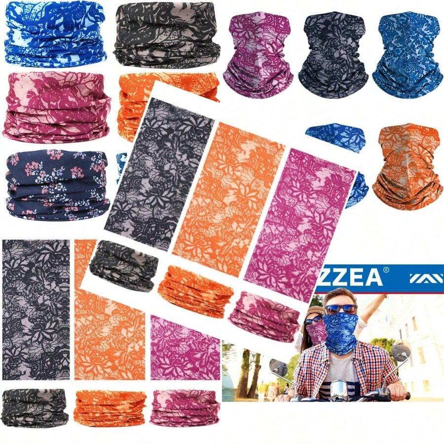 6Pack Balaclava Face Mask For Men And Women UV Protection Neck Gaiter ...