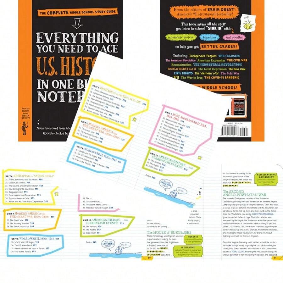 Everything You Need To Ace U.S. History In One Big Fat Notebook 2nd ...