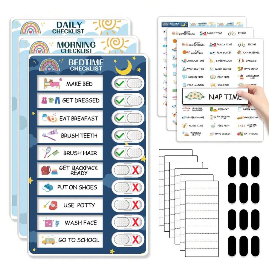 Visual Schedule For Teens Schedule Board For Home Office Upgraded ...