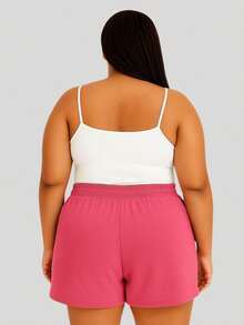 Kit 2 Shorts Plus Size Duna Fabric Women's Comfort, Lightness And Basic ...