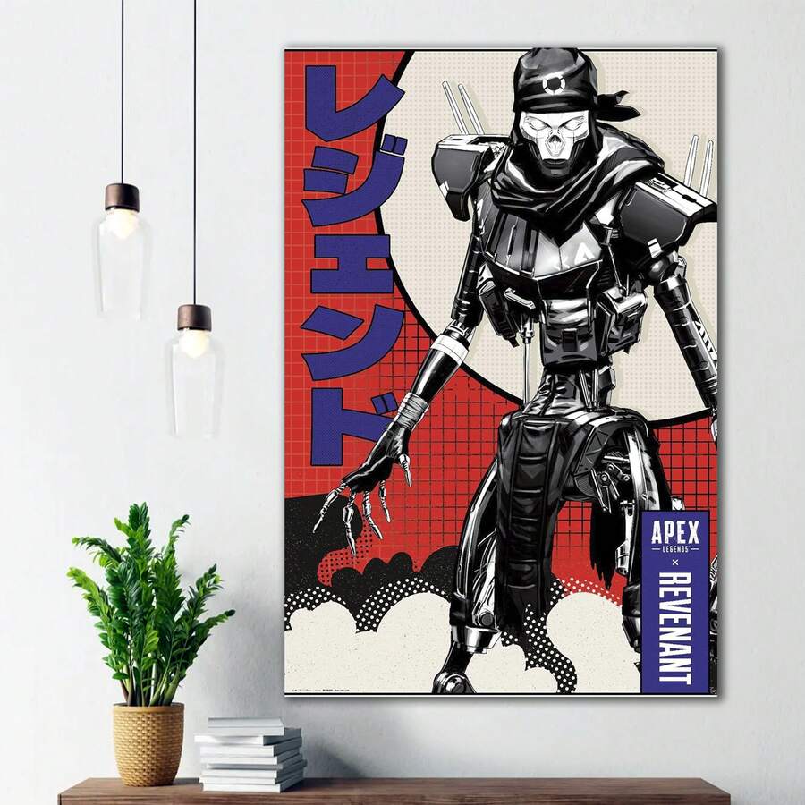 1pc Framed Apex Poster Legends,Revenant Manga Wall Poster,Game Room ...