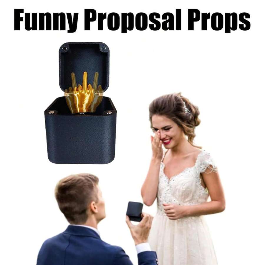 3 pack middle finger box, friend gift funny finger surprise gift box ...