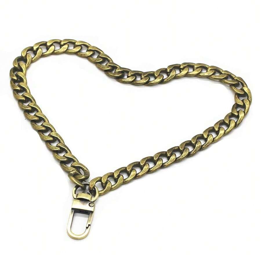 WEICHUAN 8" DIY Iron Flat Chain - Wrist Strap Wrist Chain Purse Straps ...