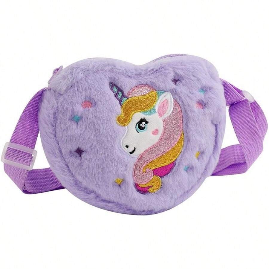 Kids Crossbody Bag Girls Crossbody Bag, Plush Bag Purses Girls, Little ...