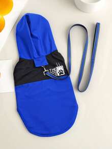 PETSIN 1pc Pet Raincoat, Lightweight Waterproof Dog/Cat Raincoat ...