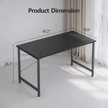 Computer Desk 47 Study Writing Table Home Office, Modern Simple Style ...