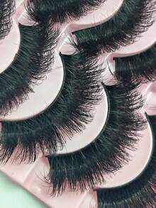 14 Pairs Russian Strip Lashes Natural Looking Soft & Fluffy Mink Lashes ...