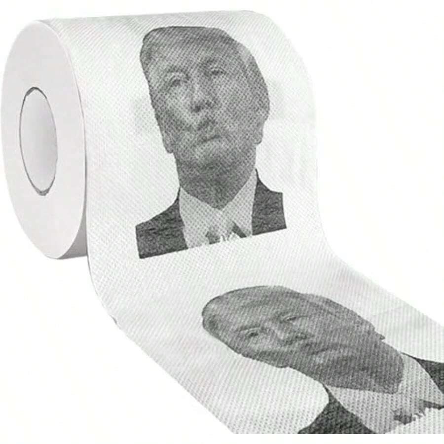 Toilet Paper, 2 Ply Bath Tissue, 250 Sheets, 1 Roll - Funny Gag Gifts ...